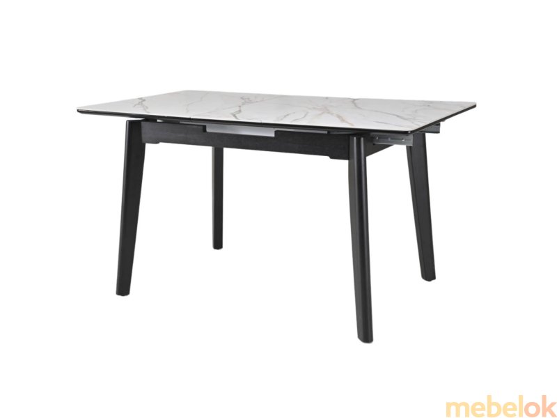 Стол OSTEN 140 White Gold Matt