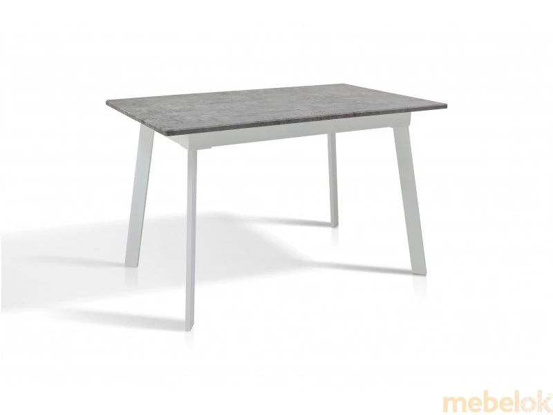 Стол Модерн серый мрамор-белый: купить в мебельном магазине МебельОК